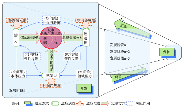 基于生态适应性循环三维框架的城市景观生态风险评价