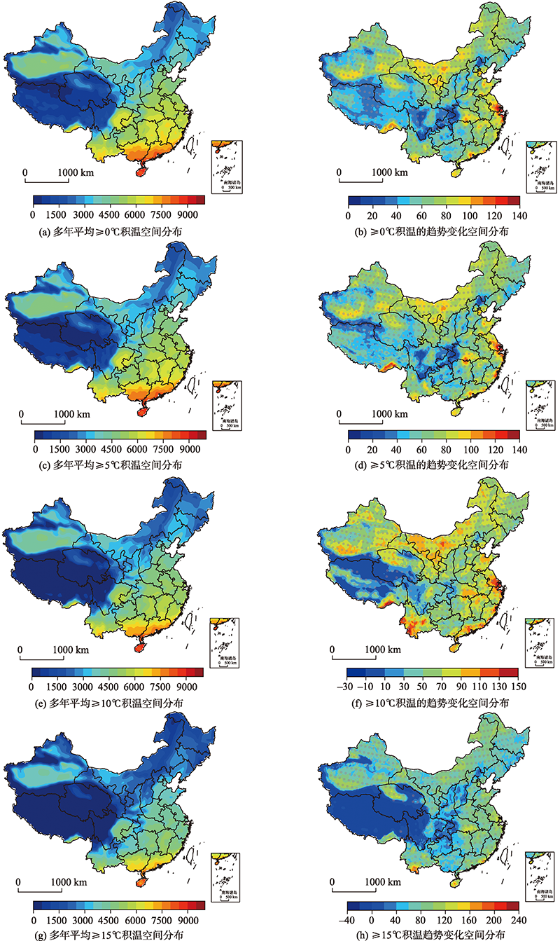 Evolution of the Multiple Accumulated Temperature Across Mainland China ...